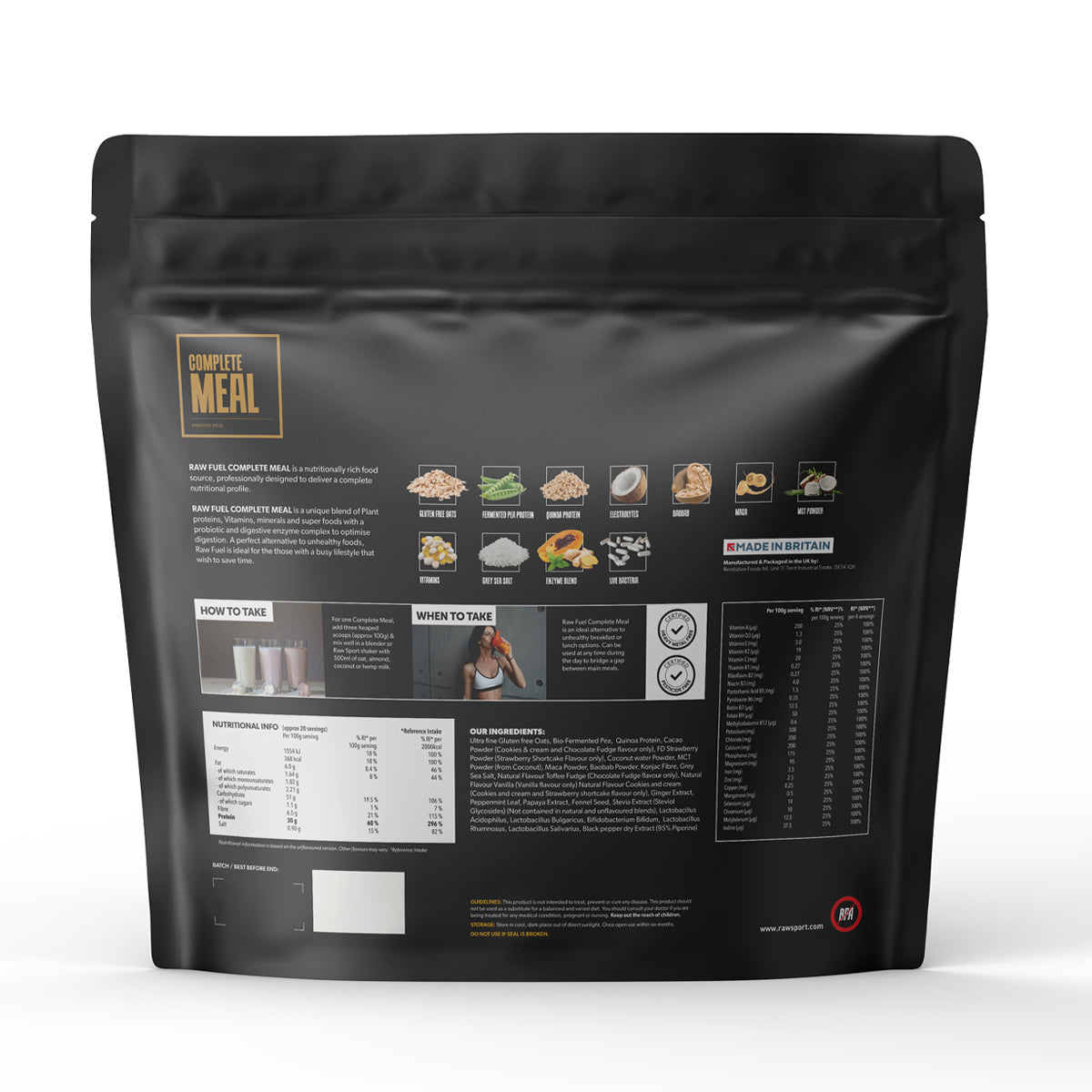 Raw Fuel Complete Meal | Raw Sport