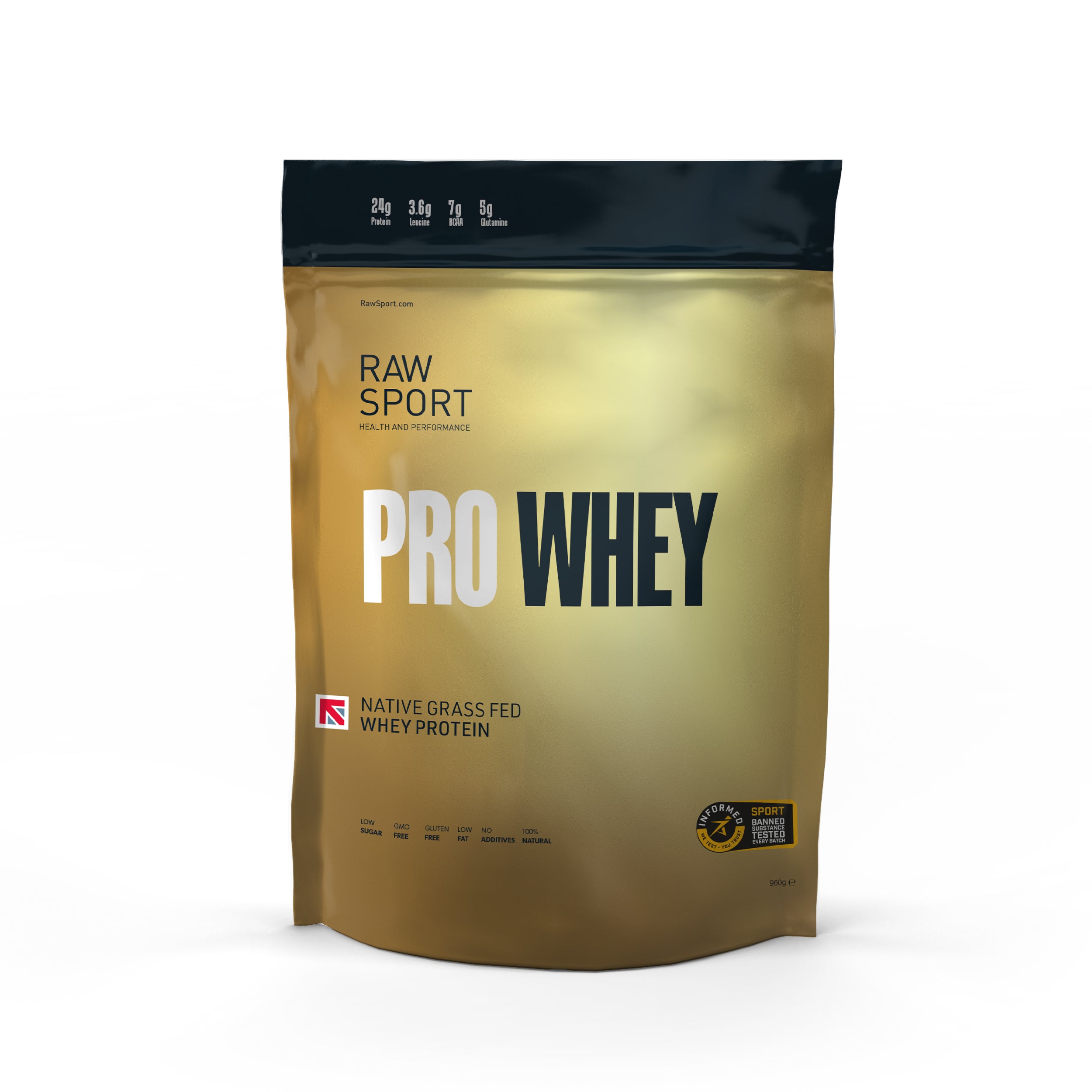 Grass Fed Whey Protein Powder Pro | Raw Sport
