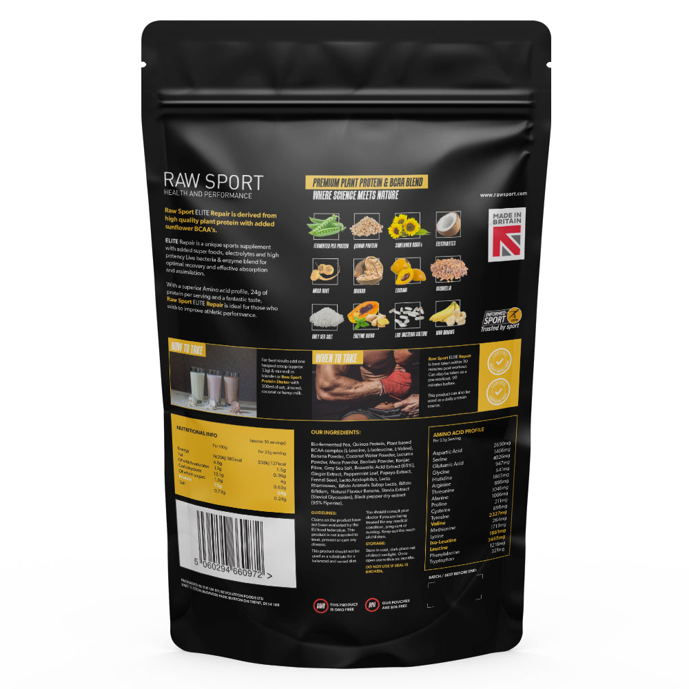 Elite Repair Protein Powder | Raw Sport